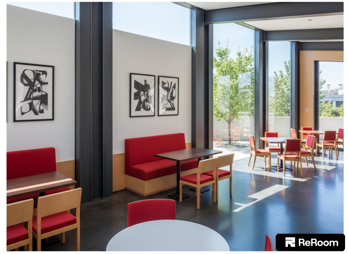Living Room in Modern Fusion Style - ReRoom AI